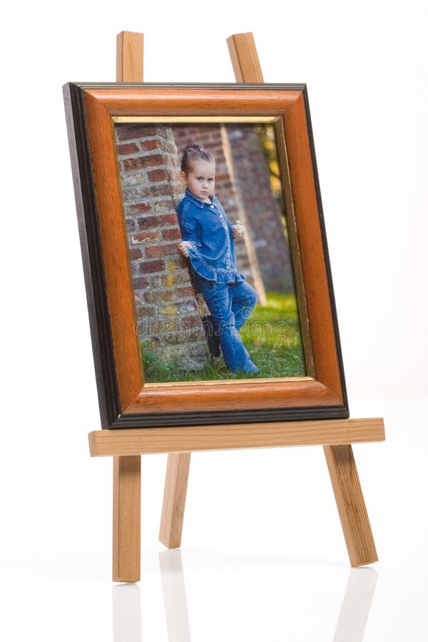 Photo frame 1 stock photo. Image of border, wooden, frame - 1511494