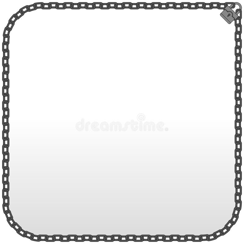 Lock Chain Frame Stock Illustrations – 829 Lock Chain Frame Stock ...
