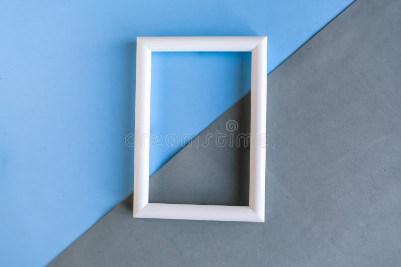 Photo Frame on Color Background Stock Photo - Image of geometric ...