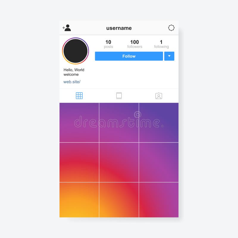 Social Media Network Post Template Stock Vector - Illustration of ...