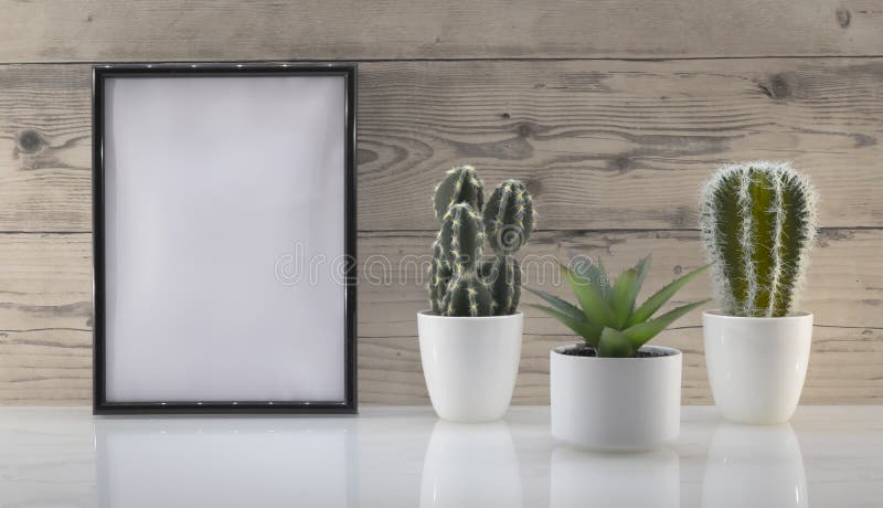 Photo Frame with Empty Space.To Write a Message. Stock Image - Image of ...