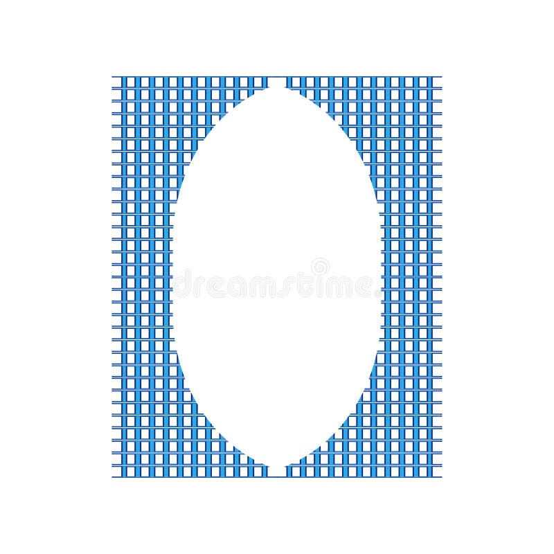 Photo Frame Icon. Blue Decoration Eps Ten Stock Vector - Illustration ...