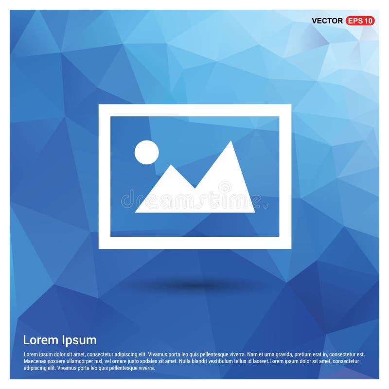 Photo Frame Icon stock vector. Illustration of vector - 132412155