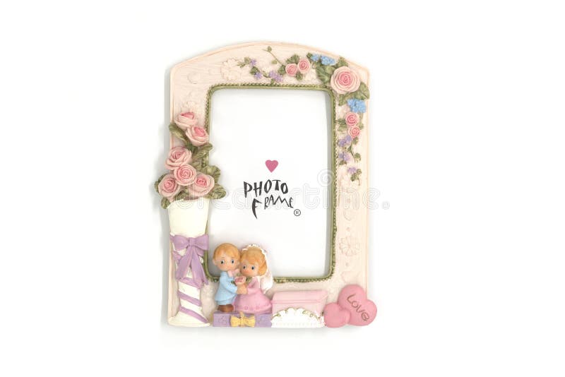 Photo Frame Isolated on White Background Copy Space. Stock Photo ...