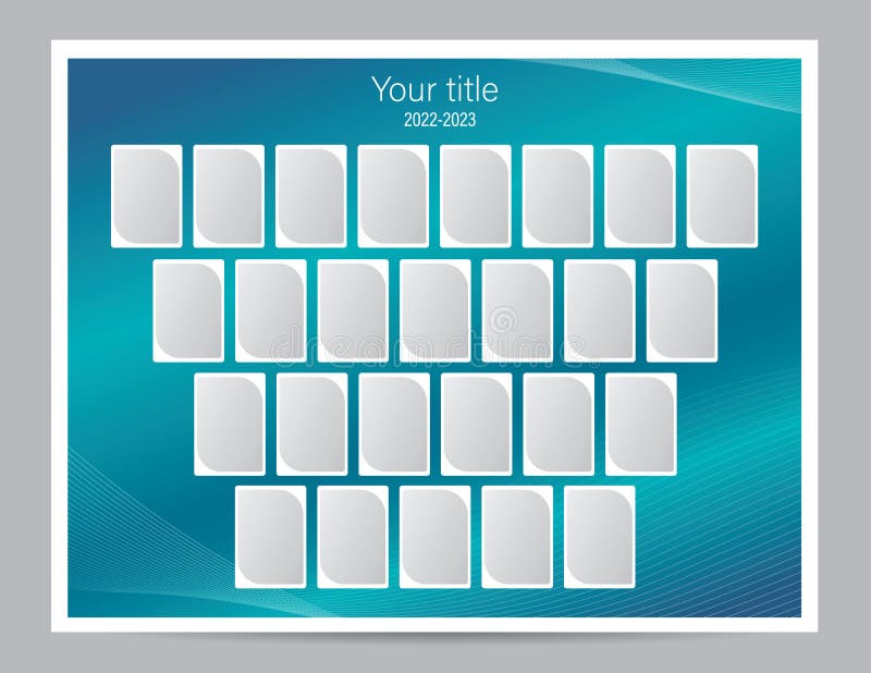 Blue Futuristic Techno Abstract Background Card Frame Template Stock ...