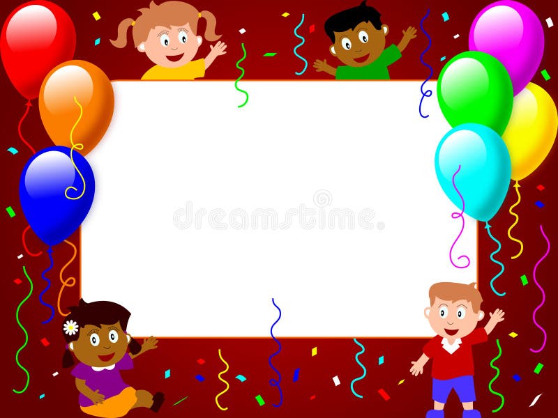 Photo Frame - Party Time [3] Stock Illustration - Illustration of ...