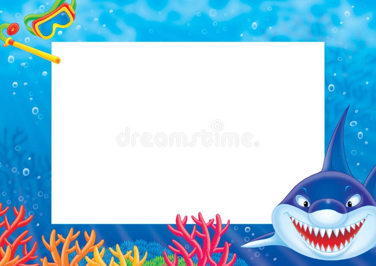 Shark Border Stock Illustrations – 859 Shark Border Stock Illustrations ...