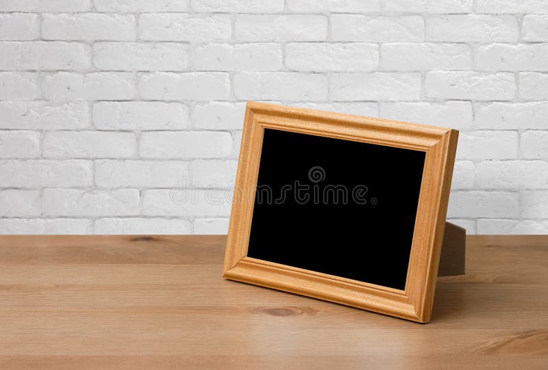 Photo frame on the table stock photo. Image of antique - 257527838