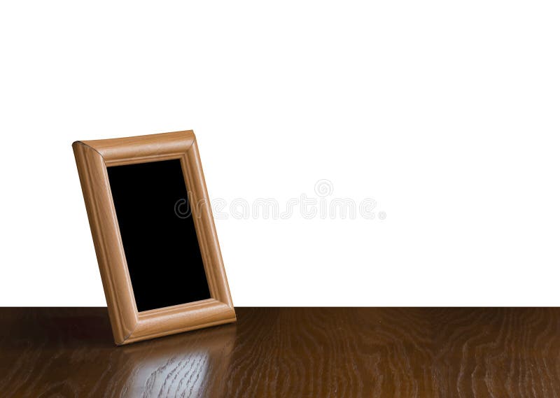 Photo frame on table stock photo. Image of interior - 171877050