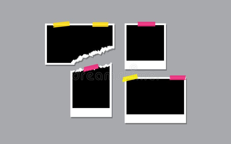 Photo Frame To Make Your Collages Eye Catching Stock Vector ...