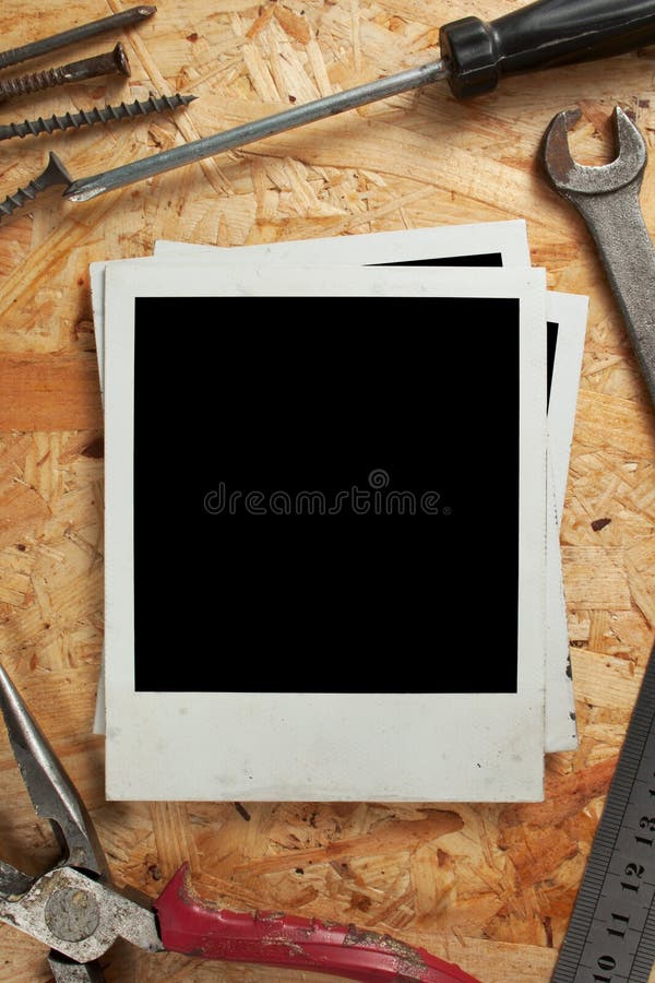 Frame of tools stock photo. Image of brush, metal, pincer - 288696