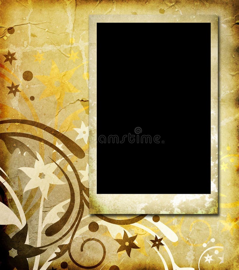 Photo Background Layout Design Stock Illustration - Illustration of ...