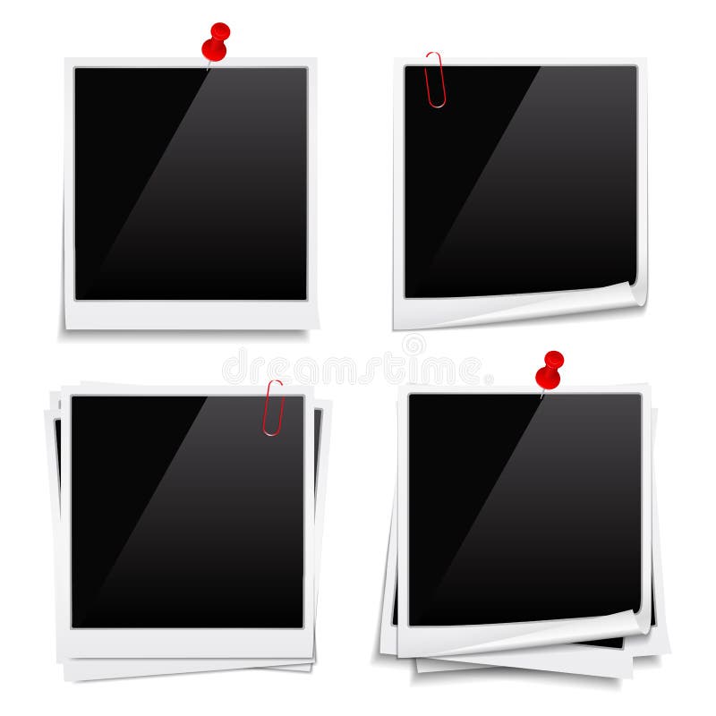 Photo Frames Push Pins Stock Illustrations – 37 Photo Frames Push Pins ...