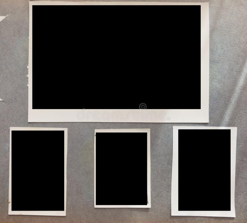 Photo frames in album stock photo. Image of blank, nostalgia - 72975694