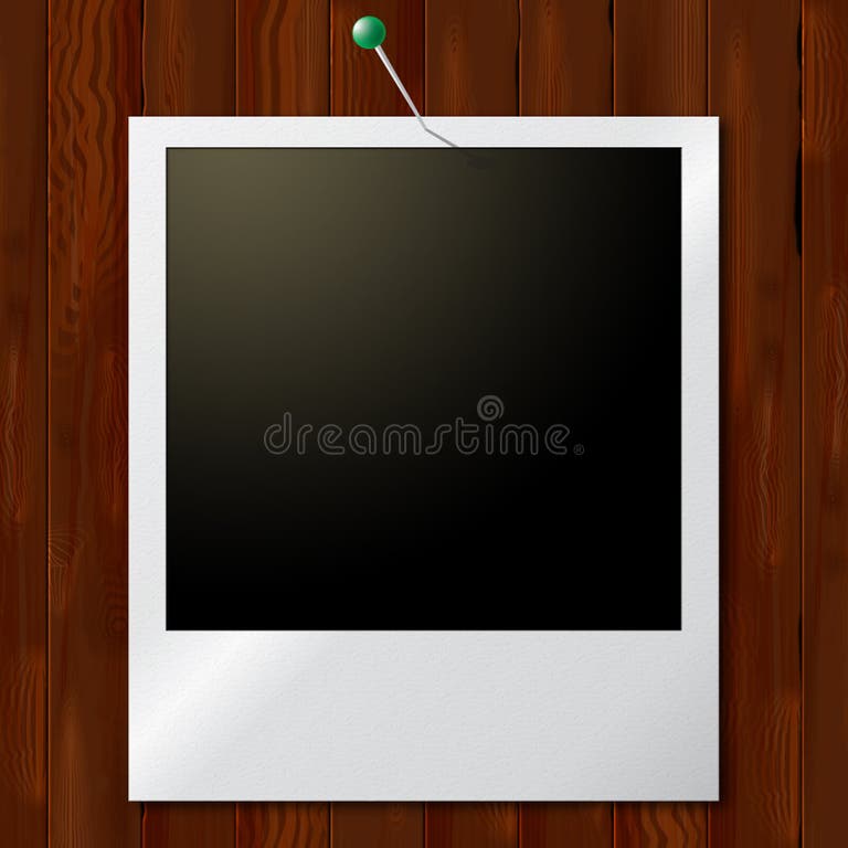 Photo Frames Shows Text Space and Copy-Space Stock Illustration ...