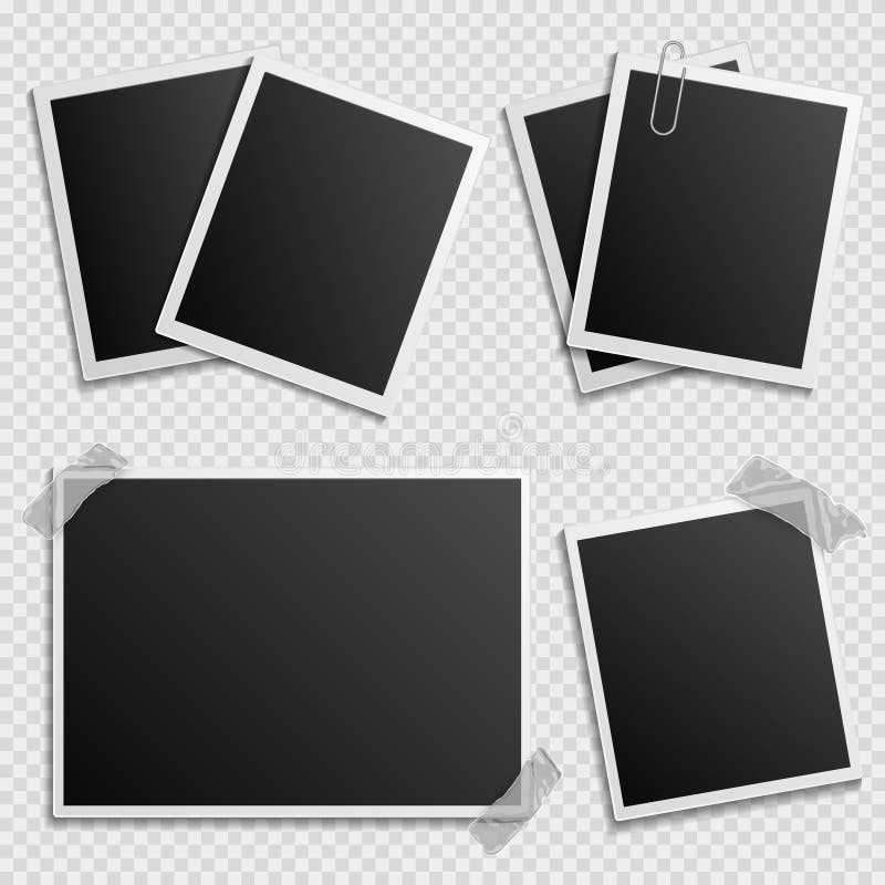 Photo Frames Vector Set - Digital Photo Frames Design Stock Vector ...
