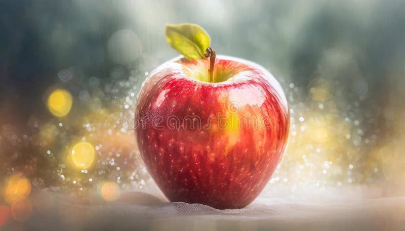 Photo of a fresh apple stock image. Image of food, winter - 307274329