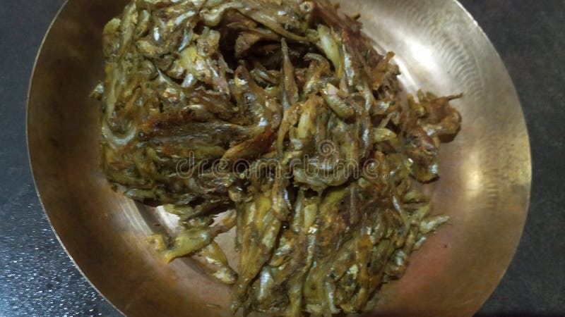 Photo of Fry Little Fish in Plate Stock Photo - Image of cuisine ...