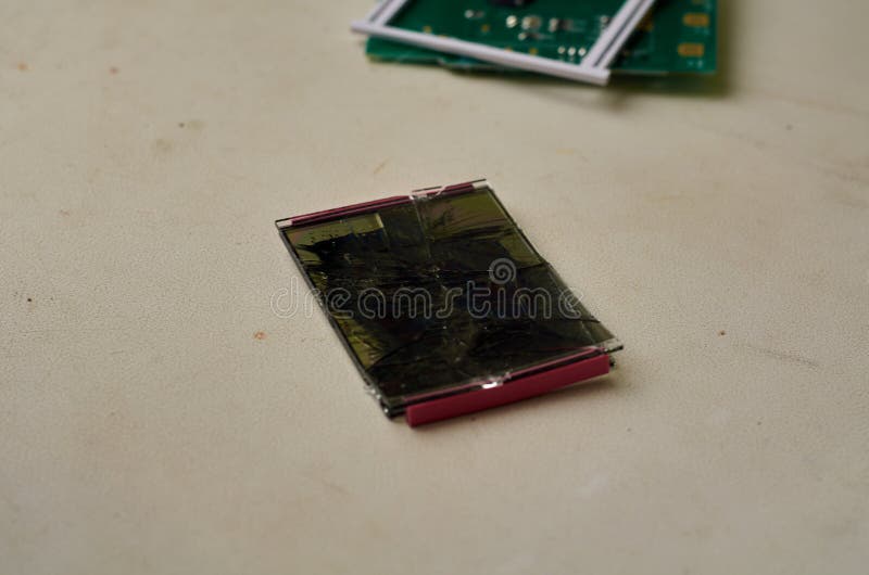 Photo of Fully Destroyed Lcd Screen Stock Image - Image of electronics ...