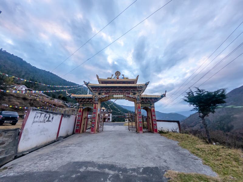 Monastery of Dirang Arunachal Pradesh, India Stock Photo - Image of ...