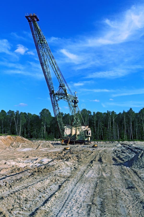 Photo of a Giant Quarry Excavator Stock Photo - Image of industrial ...