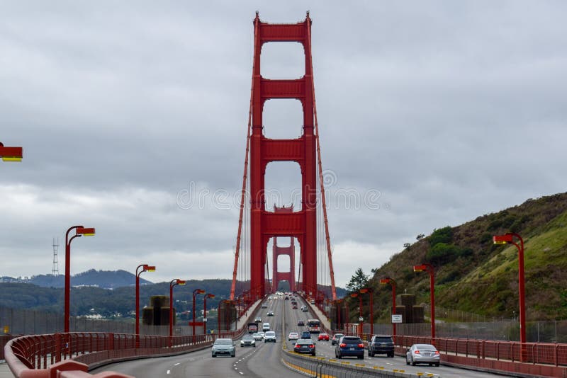 Golden Gate Bridge Bridge View - Alignment Stock Photo - Image of ...