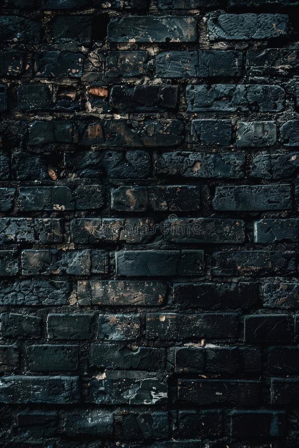 Photo of Gothic Brick Wall Texture with Dark Moody Atmosphere Stock ...