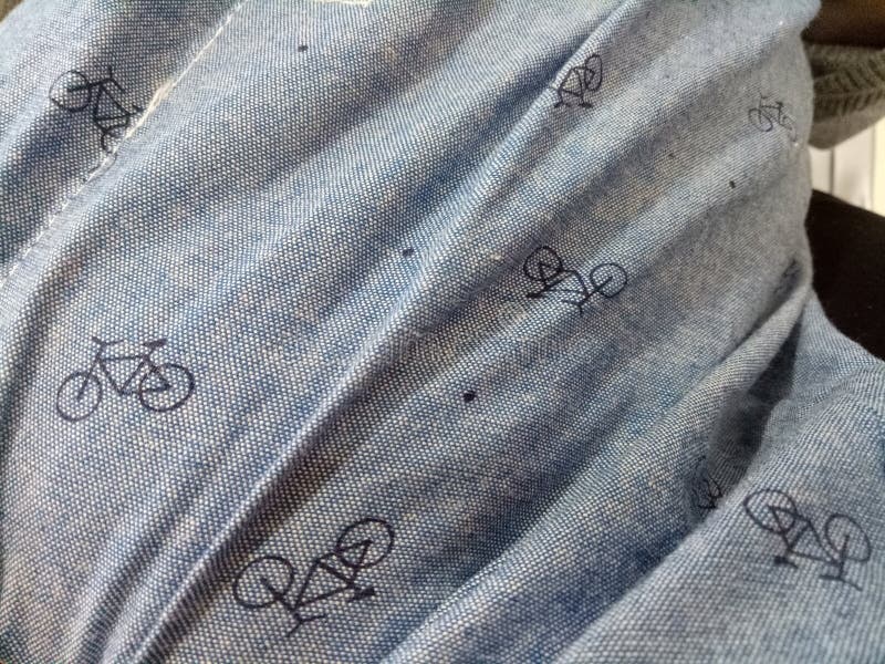 Photo of a Gray Cloth Texture with a Bicycle Image Stock Photo - Image ...