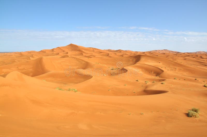 Sahara desert stock image. Image of africa, dune, land - 30030331