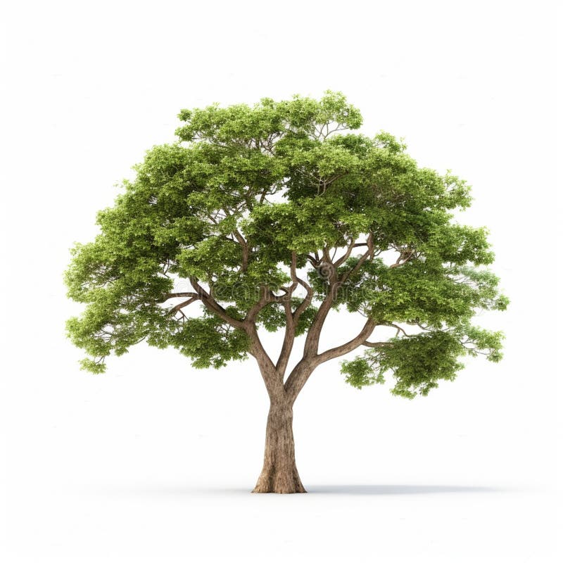 Leafy Tree Isolate Background Stock Illustrations – 1,406 Leafy Tree ...