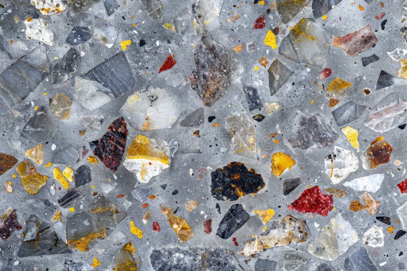 Photo of Grey Terrazzo Pattern on Floor Surface. Background Texture for ...
