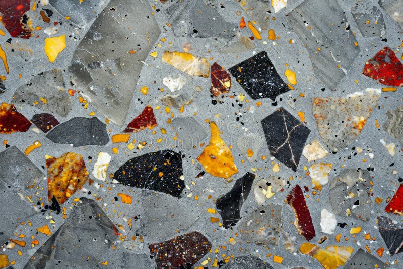 Photo of Grey Terrazzo Pattern on Floor Surface. Background Texture for ...