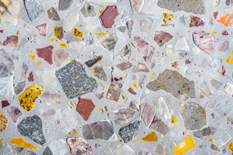 Photo of Grey Terrazzo Pattern on Floor Surface. Background Texture for ...
