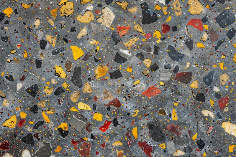 Photo of Grey Terrazzo Pattern on Floor Surface. Background Texture for ...