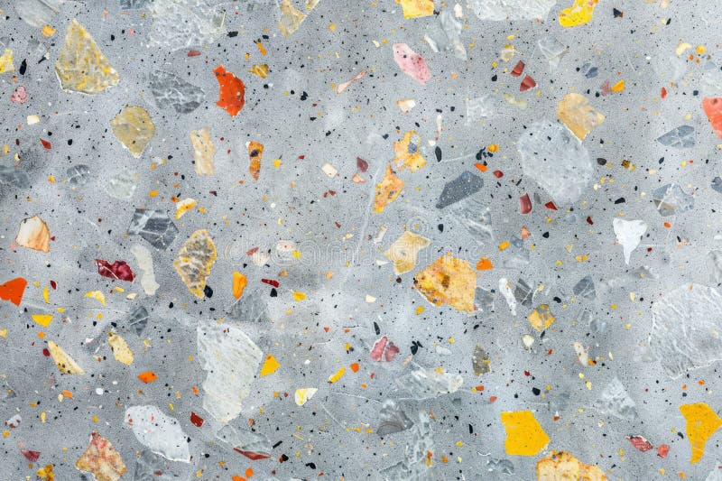 Photo of Grey Terrazzo Pattern on Floor Surface. Background Texture for ...