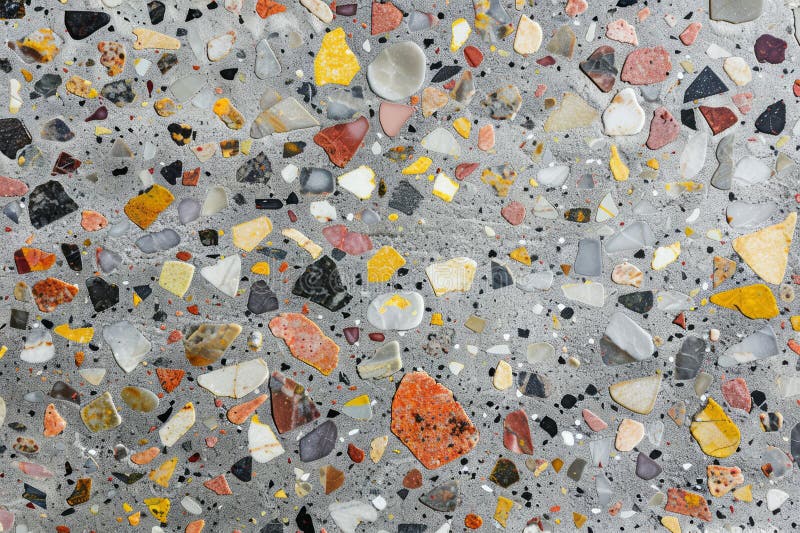 Photo of Grey Terrazzo Pattern on Floor Surface. Background Texture for ...