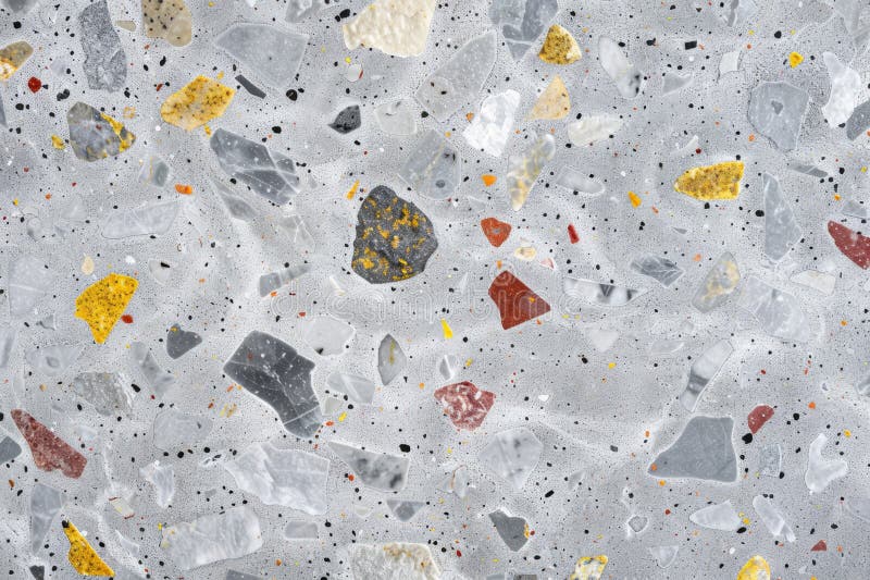 Photo of Grey Terrazzo Pattern on Floor Surface. Background Texture for ...