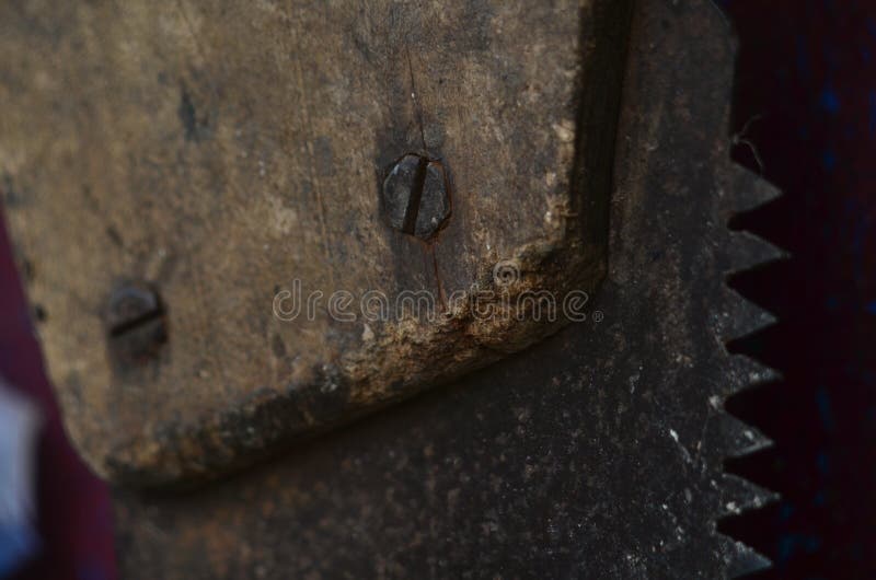 Photo of Hand Saw with Wooden Handle Stock Photo - Image of profession ...