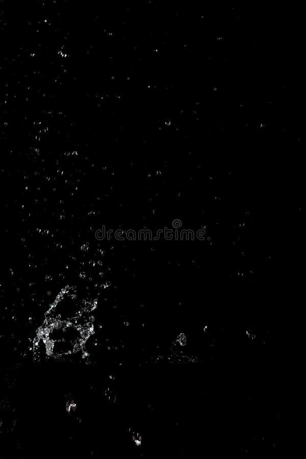 Photo High Speed Water Splash or Splat at Black Background, for Your ...