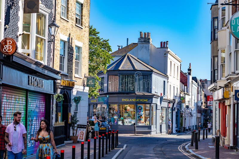Photo of high Street in UK editorial stock photo. Image of daytime ...