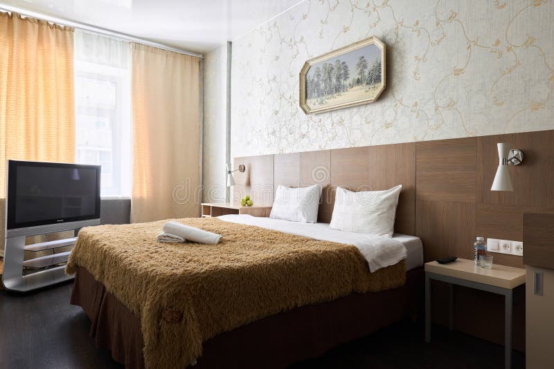 Photo of the Hostel Room with Details Stock Image - Image of room ...