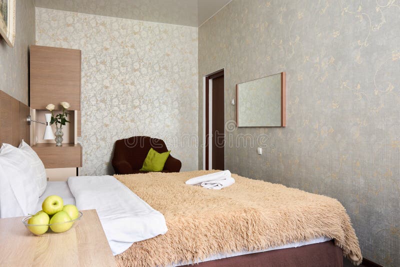 Photo of the Hostel Room with Details Stock Photo - Image of luxury ...