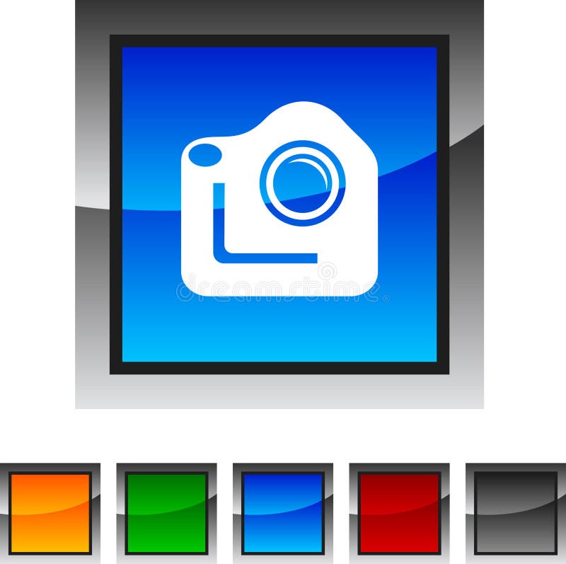 Photo icons. stock vector. Illustration of black, icon - 11757255