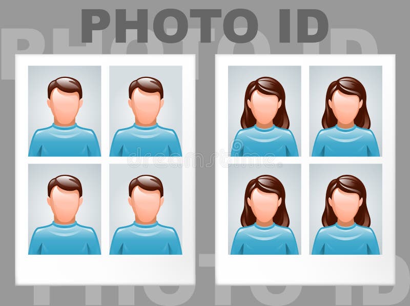 Photo id stock vector. Illustration of identification - 13803599