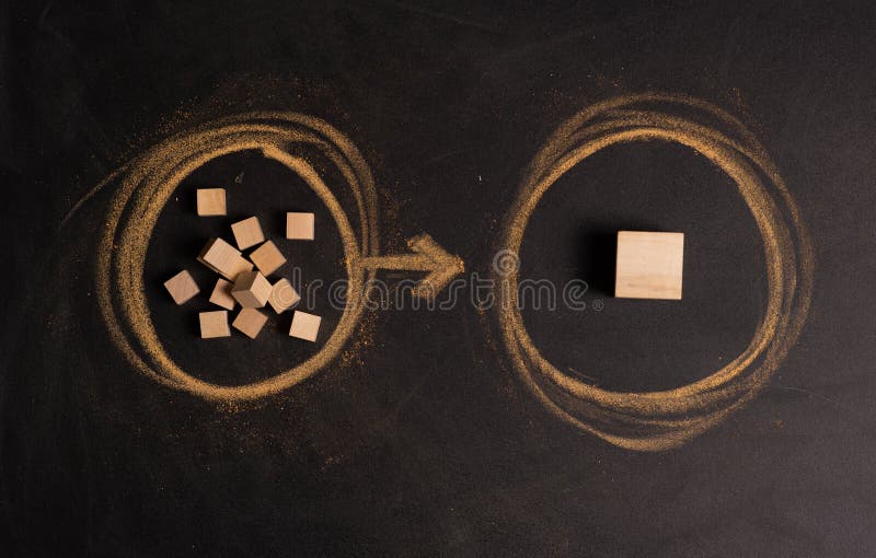Photo Illustration Transforming Complexity into Simplicity - Organized ...