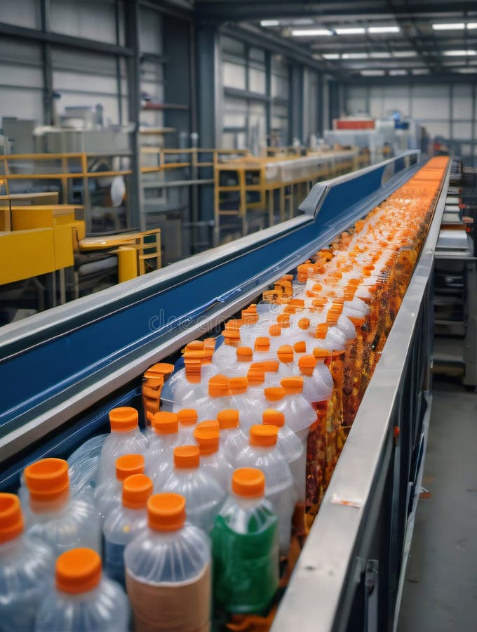 Photo of Industry Plant, Sorting and Processing Plastic and Paper Waste ...