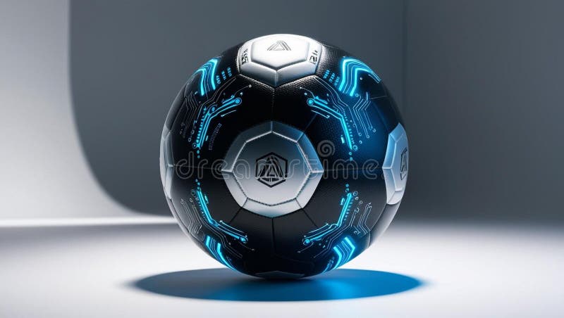 A Photo of an Innovative Soccer Ball Designed Using Artificial ...