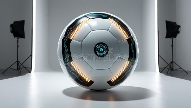 A Photo of an Innovative Soccer Ball Designed Using Artificial ...