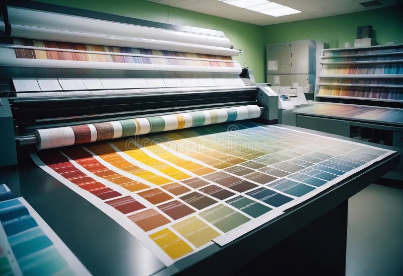 Photo of the Inside of Printing Sublimation Room Color Palette Guide ...