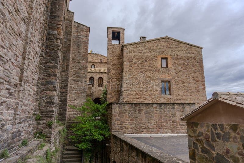 Photo of the Interior of the Castle of Cardona Stock Image - Image of ...